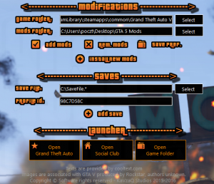 GTA Mods Manager V1.5 – GTA 5 mod