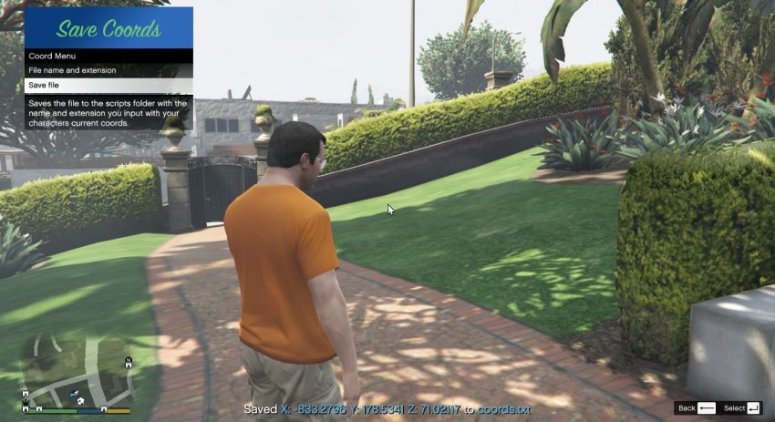 Garage Vehicle Save 1.1.1 – GTA 5 mod
