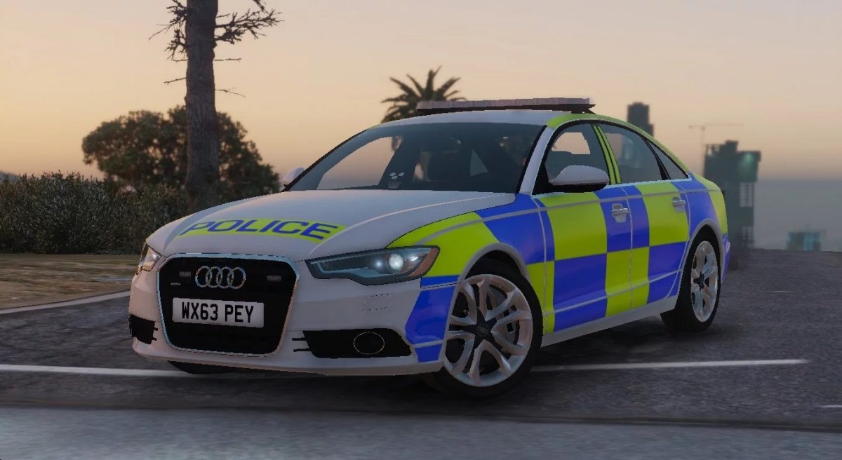 2013 Audi A6 Saloon Generic Police Car [ ELS | REPLACE ] 1.0 – GTA 5 mod