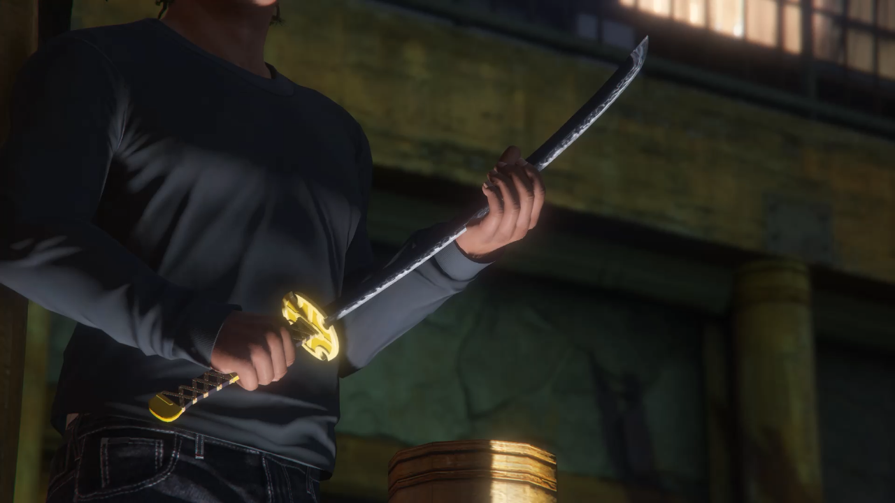 Anime One Piece-Style Sword – GTA 5 mod