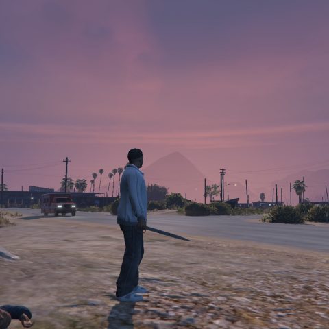 Sword (extended dagger) – GTA 5 mod