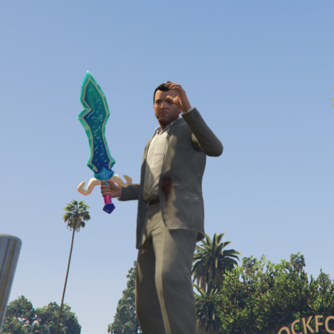 Cartoon sword 1.0 – GTA 5 mod