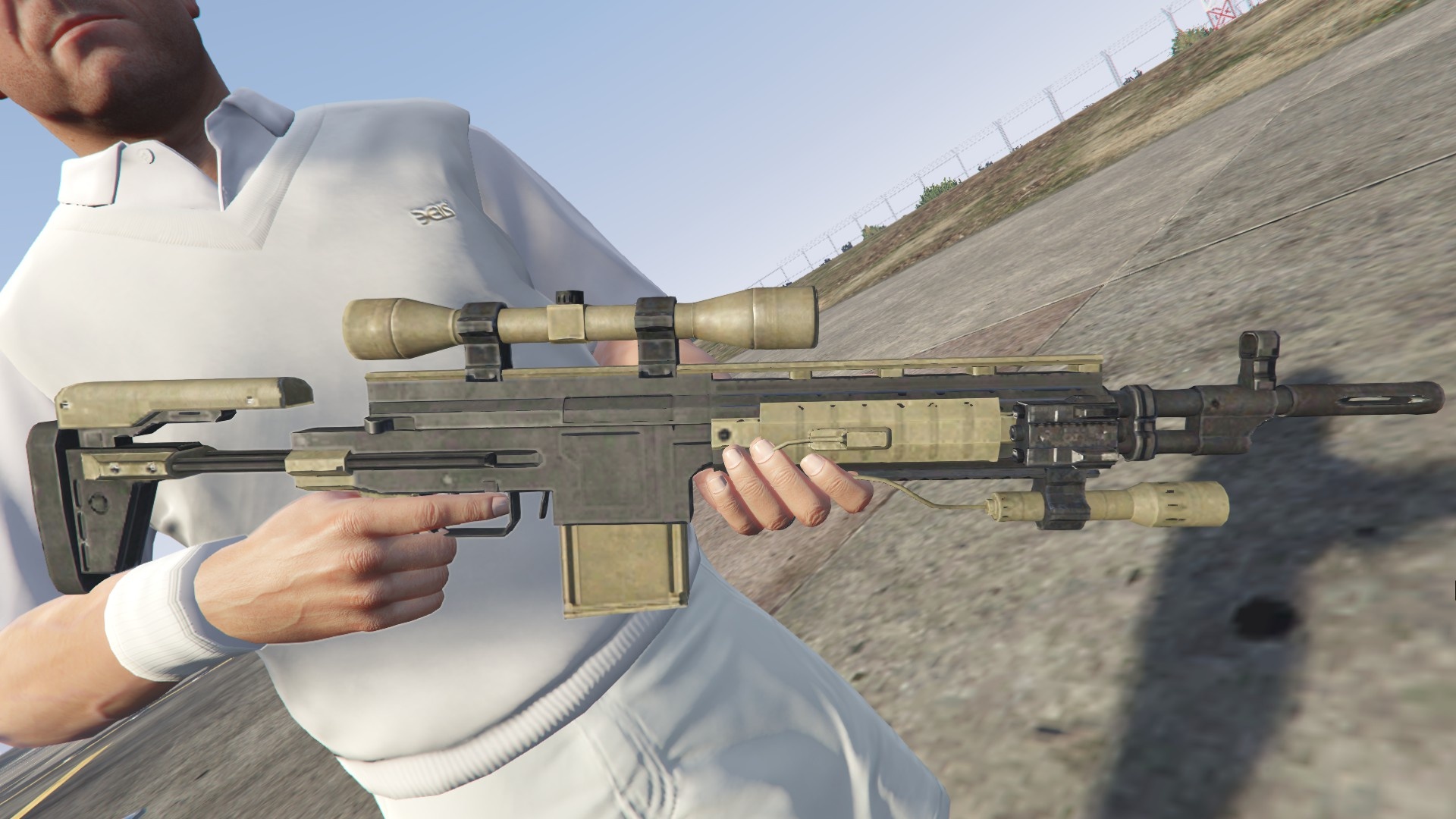 Piers Nivans' Semi-Auto Sniper Rifle [Animated] 1.0 – GTA 5 mod