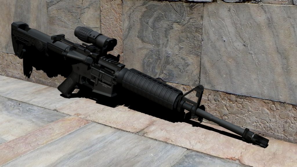 Custom M4A1 [Animated] 1.1 – GTA 5 mod