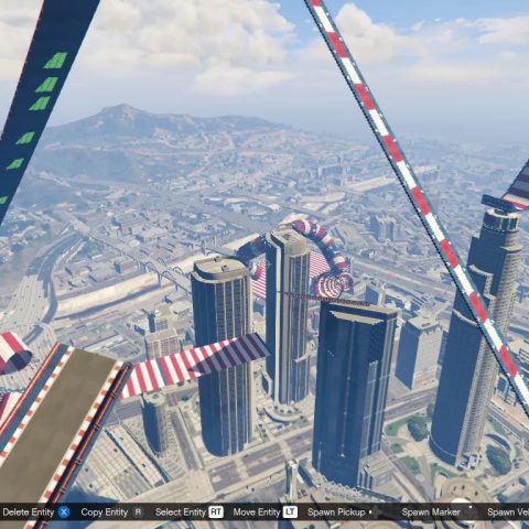 Stunt Race Map [Map Editor / Menyoo] 1.4 – GTA 5 mod