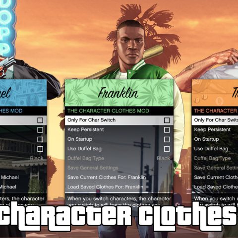 Character Menu 1.2 – GTA 5 mod