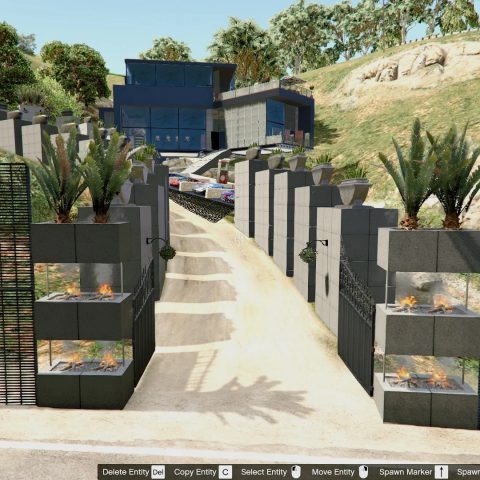 Millionaire Waterfall Mansion (Garage / Waterfall chill area) 1.2 – GTA ...