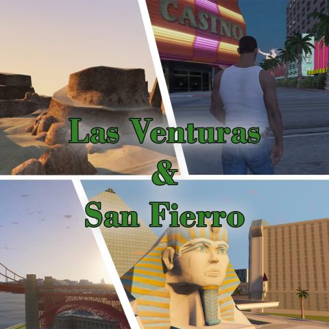 Las Venturas & San Fierro DLC - Remastered 1.1 – GTA 5 mod