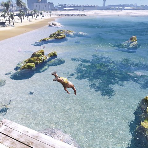 Vespucci Beach Enhanced + Huge Rock Formation(YMAP) 3.2 – GTA 5 mod