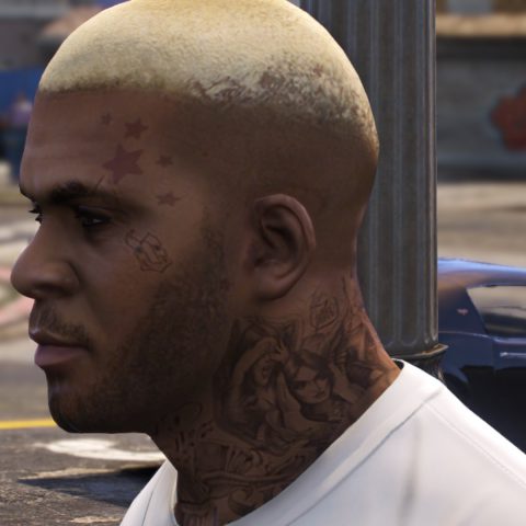 New Improved Face - Franklin 3.0 – GTA 5 mod