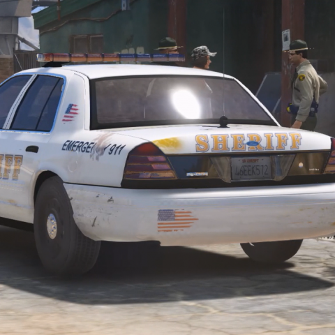 [RUST] 2006 Crown Victoria Los Sontos County Sheriff [ELS] 2.1 – GTA 5 mod