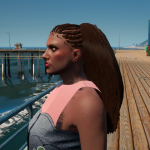 Long Curly Hair with braids 1.0 – GTA 5 mod