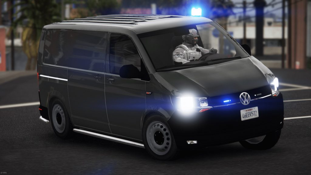 Volkswagen T6 Unmarked Police [ELS / REPLACE] 1.0 – GTA 5 mod