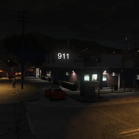 Fire station (Fire house) (911 US, 18 FR version) 1.0 – GTA 5 mod