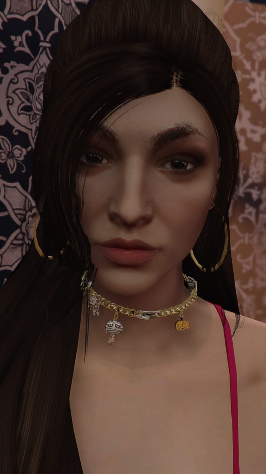 Halloween chain necklace for MP Female 1 – GTA 5 mod