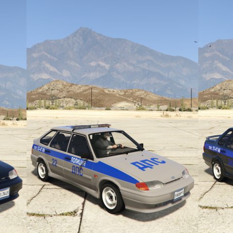 VAZ-2114-2115 LADA Samara 2 Police [Add-On | Extras] 1.0 – GTA 5 mod