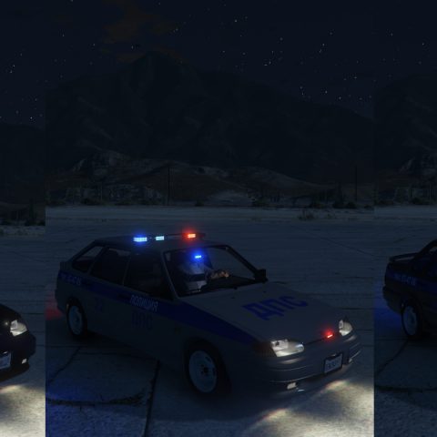 VAZ-2114-2115 LADA Samara 2 Police [Add-On | Extras] 1.0 – GTA 5 mod