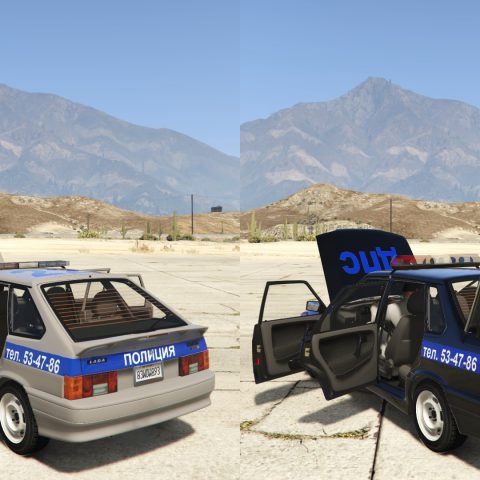 VAZ-2114-2115 LADA Samara 2 Police [Add-On | Extras] 1.0 – GTA 5 mod