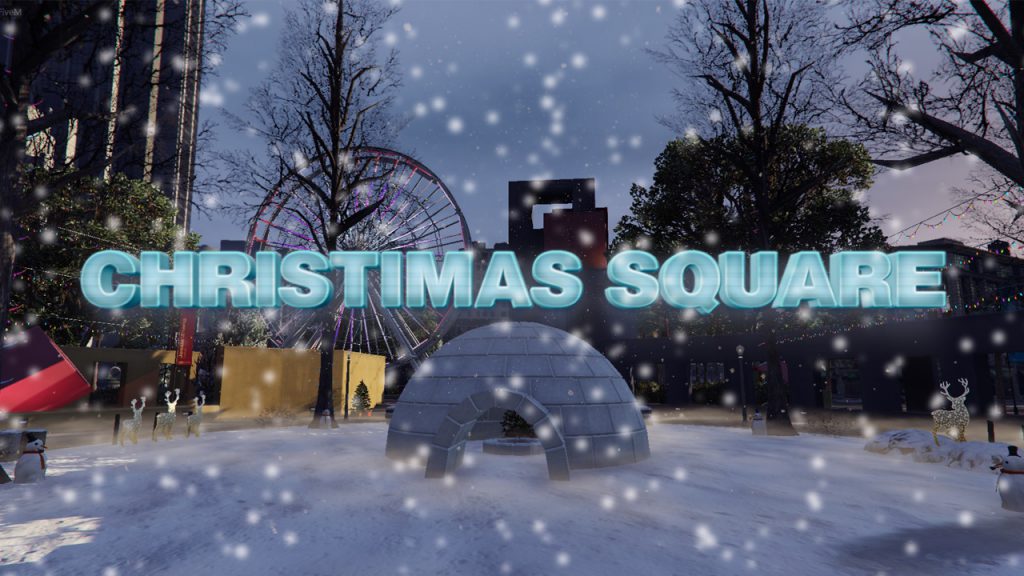 Christmas Square [SP | OIV / FiveM] 1.1 – GTA 5 mod