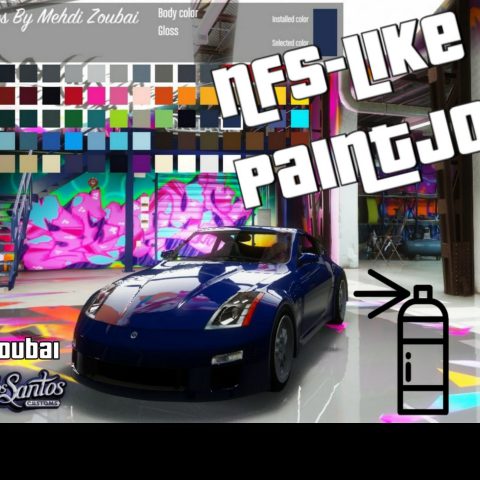NFS-like Paintjobs, 17 Paint types, custom RGB color, colored chrome ...