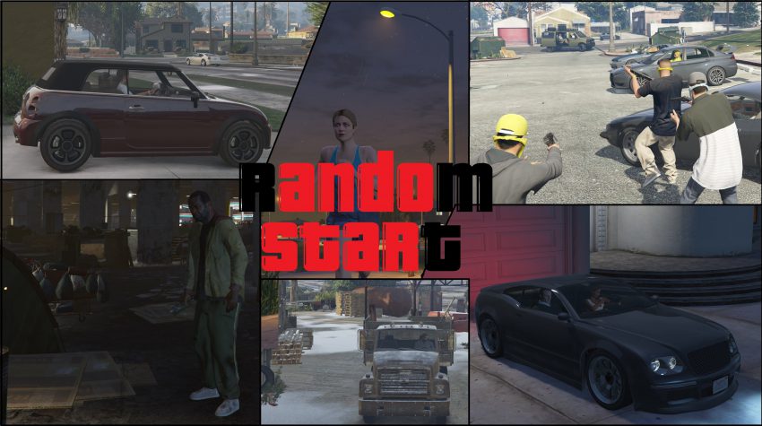 Random Start [Asi] ++V1.6 – GTA 5 mod