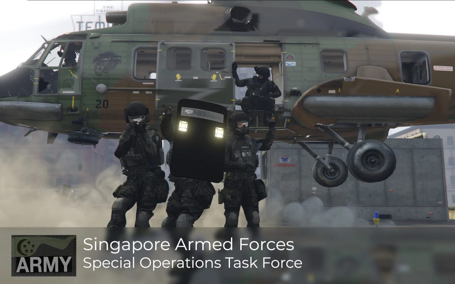 SAF Special Operations Task Force 1.0 – GTA 5 mod