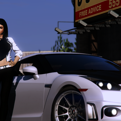 4K Tifa in white (For Casual only) Final – GTA 5 mod