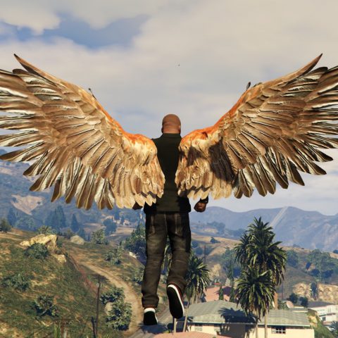 Angel Wings for male and female - FIVEM 1 – GTA 5 mod