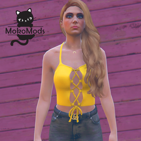 Front Tied Short Top for MP Female – GTA 5 mod