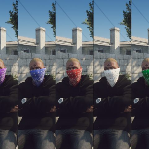 Bandana Pack for MP Male 1.1 – GTA 5 mod