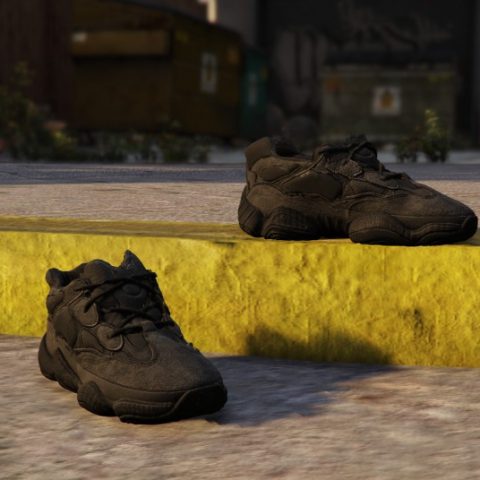 Adidas yeezy boost 700 v2 black 1.0 – GTA 5 mod