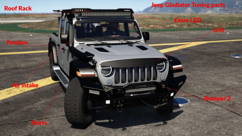 Jeep Gladiator 2020 [Add-On / FiveM | Tuning] 1.1 – GTA 5 mod