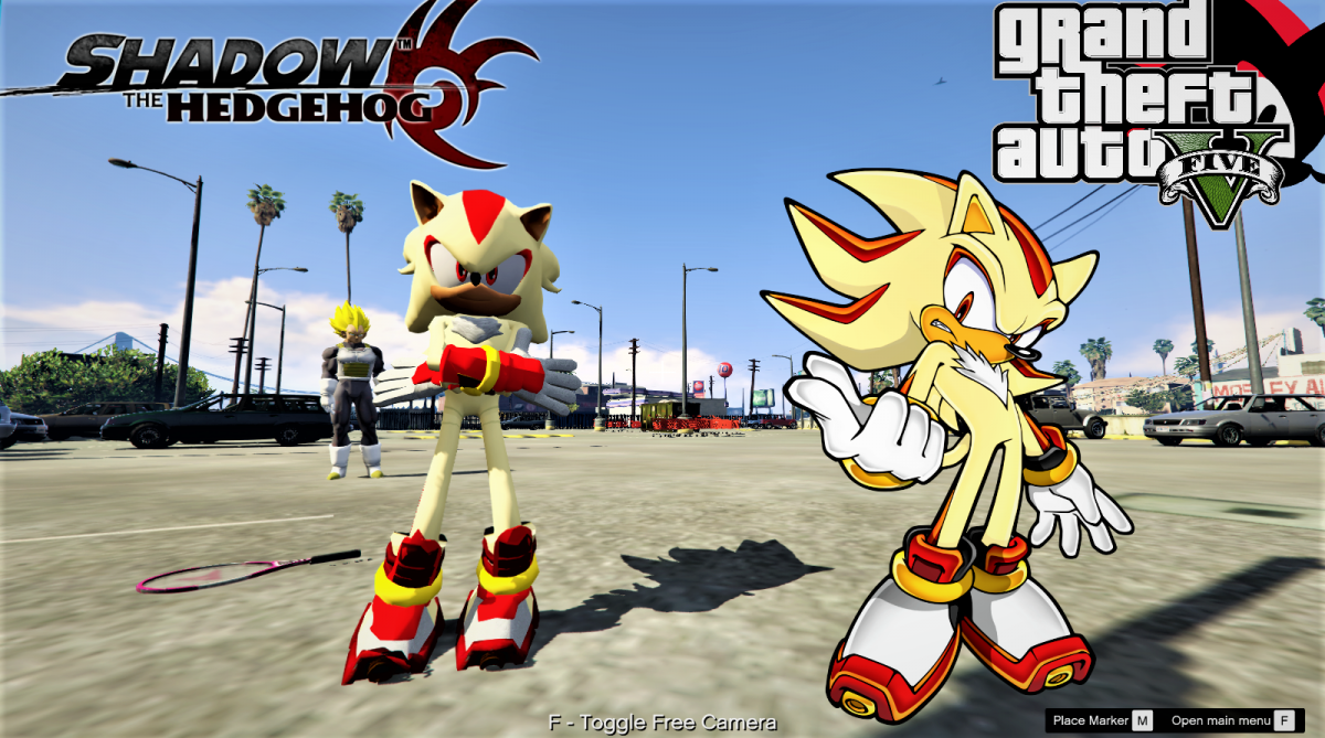 Super Shadow [Add-On Ped] / Shadow the Hedgehog 1.0 – GTA 5 mod