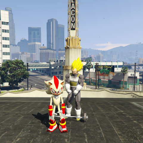 Super Shadow [Add-On Ped] / Shadow the Hedgehog 1.0 – GTA 5 mod