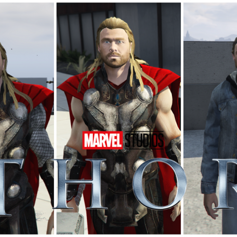 Thor(MCU) Pack w/Cloth Physics – GTA 5 mod