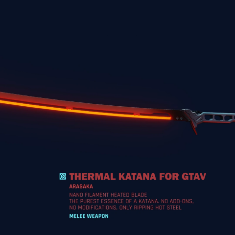 Thermal Katana 1.0 – GTA 5 mod