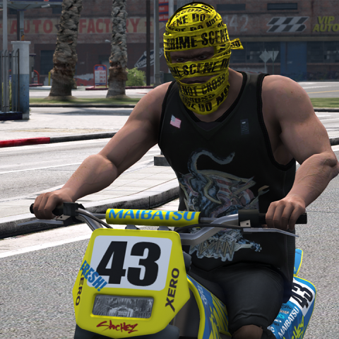 Balaclava Police tape (Franklin) 1.0 – GTA 5 mod
