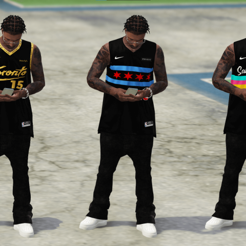 NBA Jersey's (City Jersey Edition) MP Male 2.0 – GTA 5 mod
