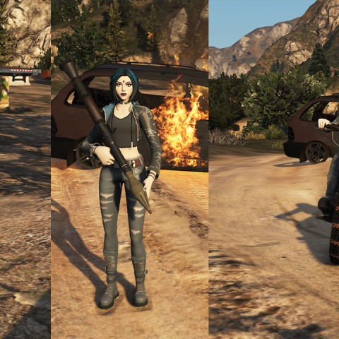 M4a1 Gray raven XXI [Animated - FiveM / SP] V1.0 – GTA 5 mod