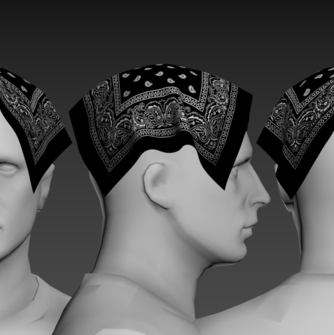 Black Paisley Bandana 1.0 – GTA 5 mod
