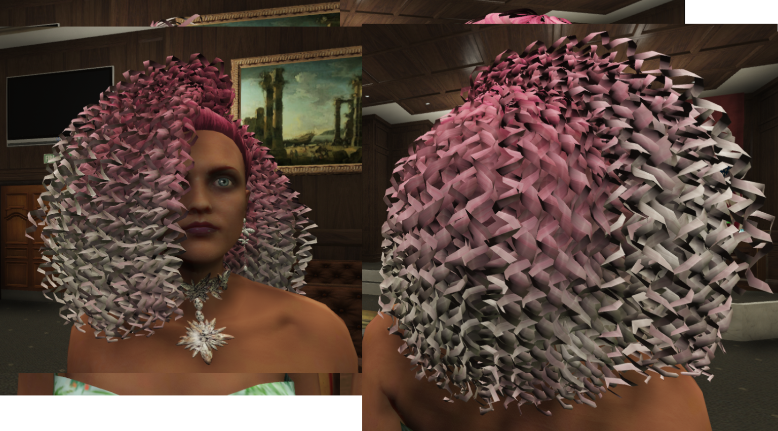 Fluffy Hair for MP Female [SP / FiveM] 1.0 – GTA 5 mod