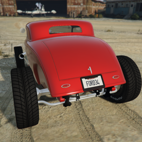 Ford 1934 3 window coupe Hot Rod – GTA 5 mod