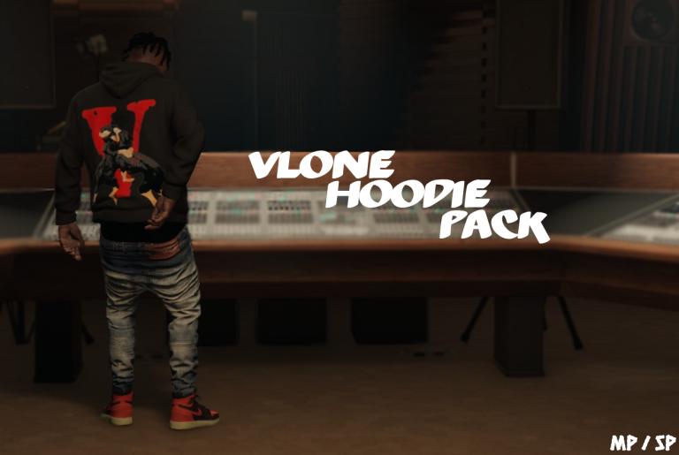 Vlone Hoodie Pack for MP Male V1.1 – GTA 5 mod