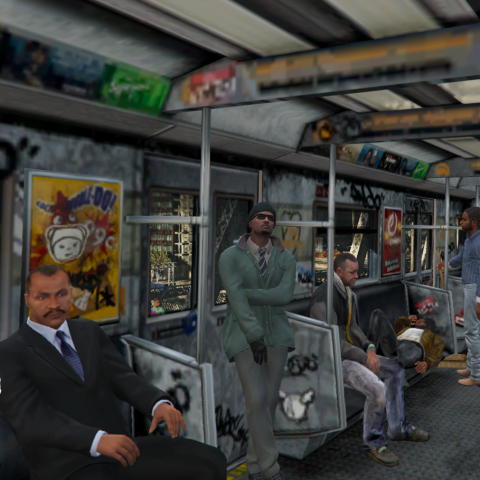 NYC Subway Train 1.1 – GTA 5 mod