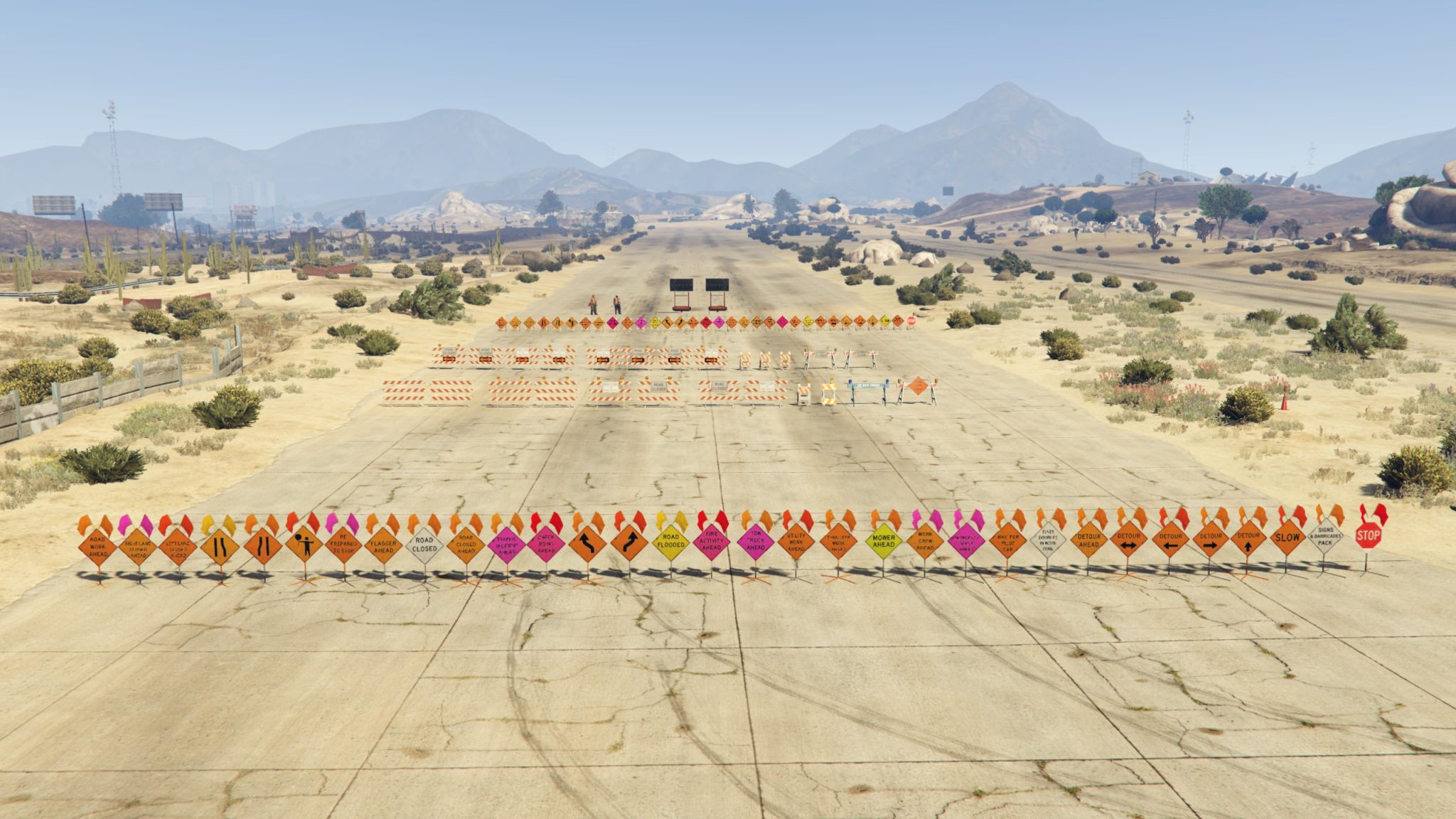 Traffic Signs and Barricades Pack [LML or DLC, FiveM ready] 1.0 – GTA 5 mod