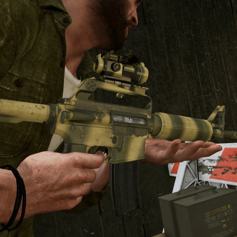 [ISMC] Colt CAR-15 (Black Hawk Down Camo) 1.0 – GTA 5 mod