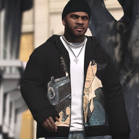 Zip Up Hoodie For MP MALE 1.0 – GTA 5 mod
