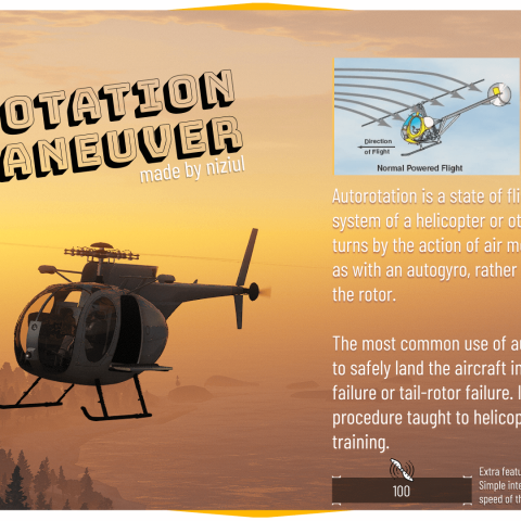 Autorotation Maneuver v0.4.1 – GTA 5 mod
