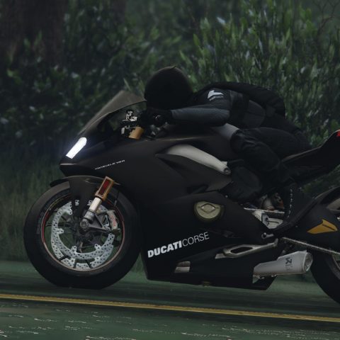 Ducati Panigale V4 Speciale Black Livery 2.0 – GTA 5 mod