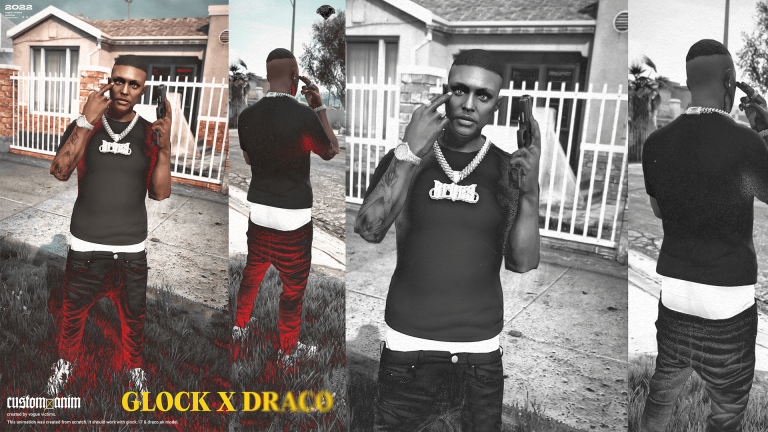 Glock x Draco Custom Animation – GTA 5 mod